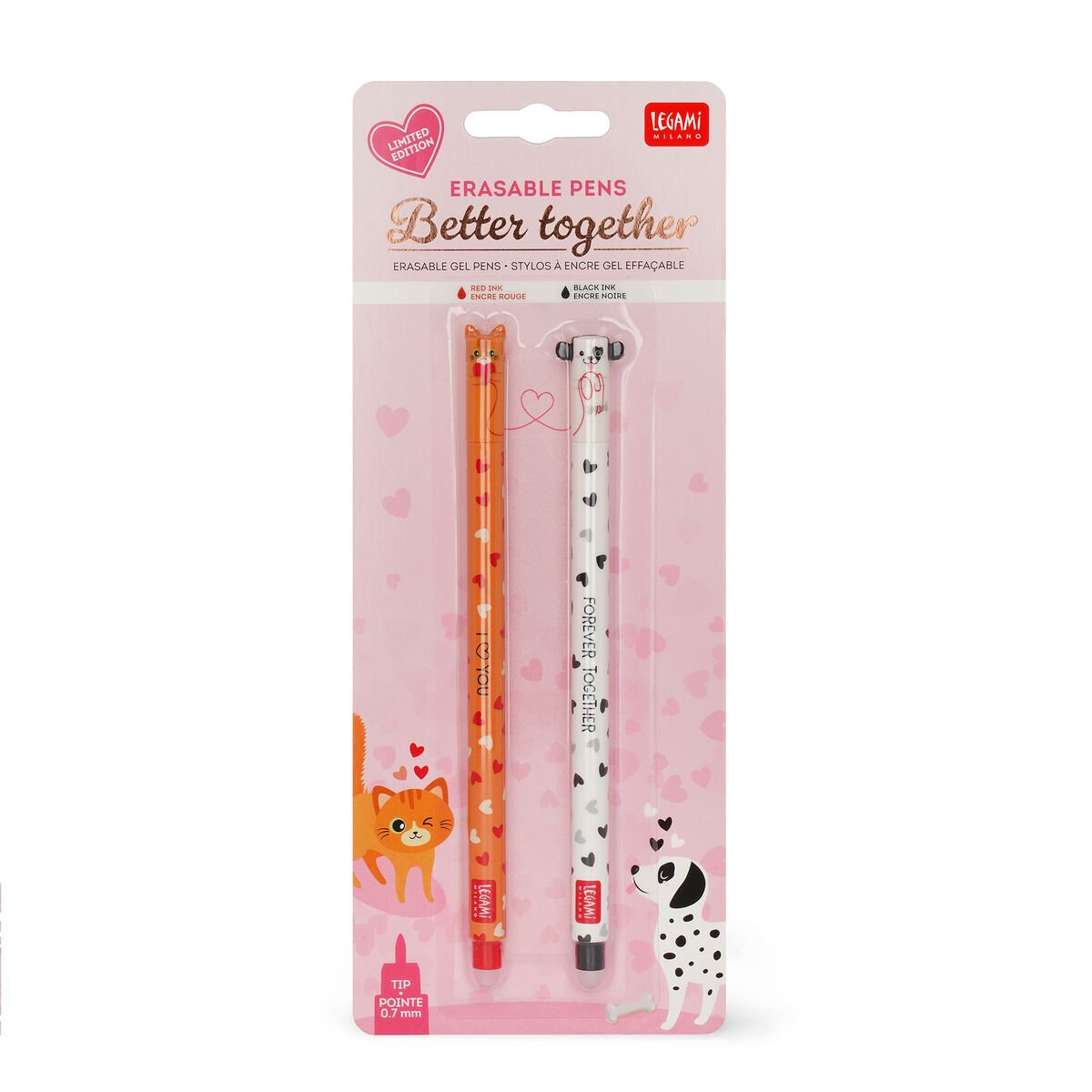 SET DI 2 PENNE GEL CANCELLABILI - ERASABLE PEN SAN VALENTINO LIMITED E ...